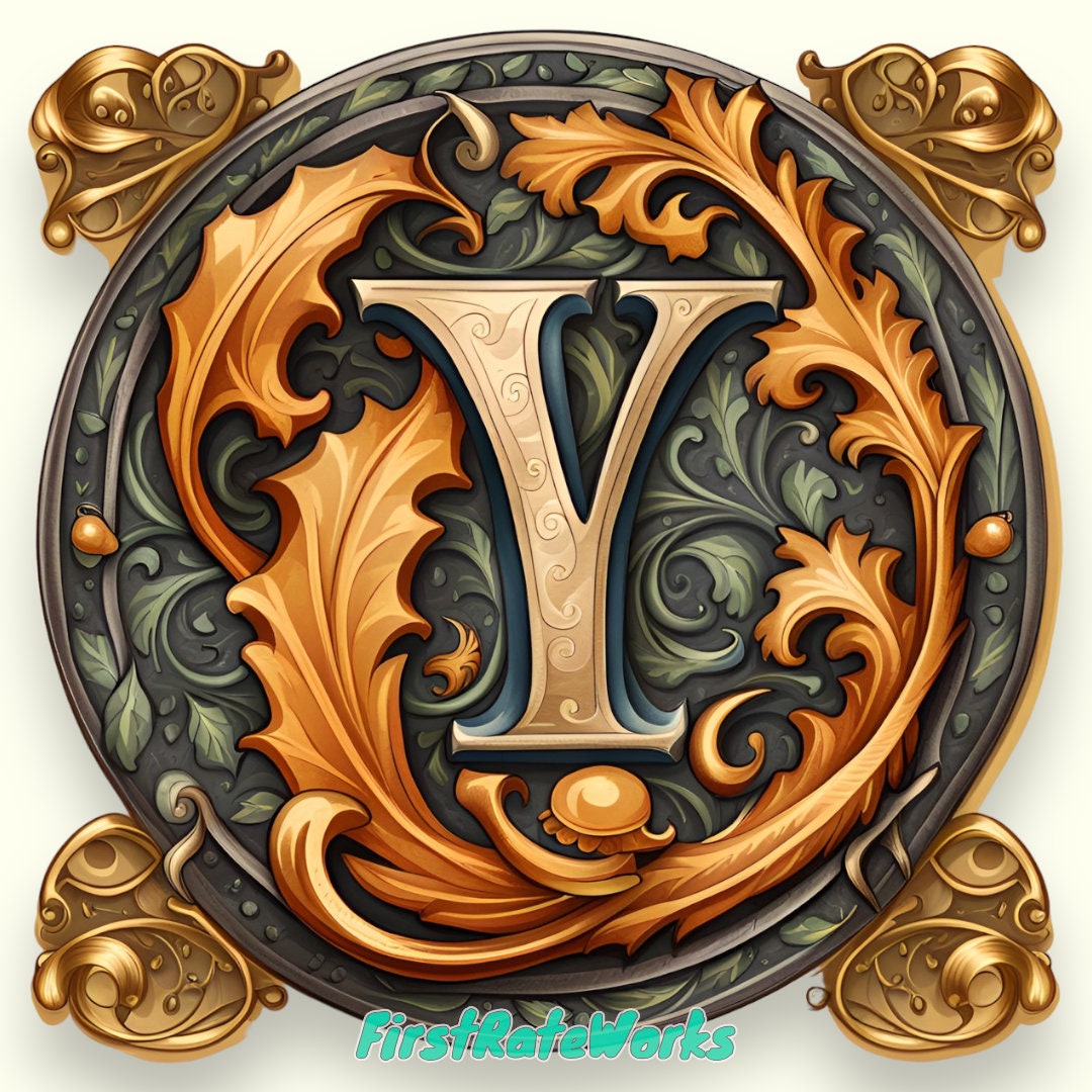 Medieval Font Lettering - Complete Alphabet & Numbers Set | Old English ...