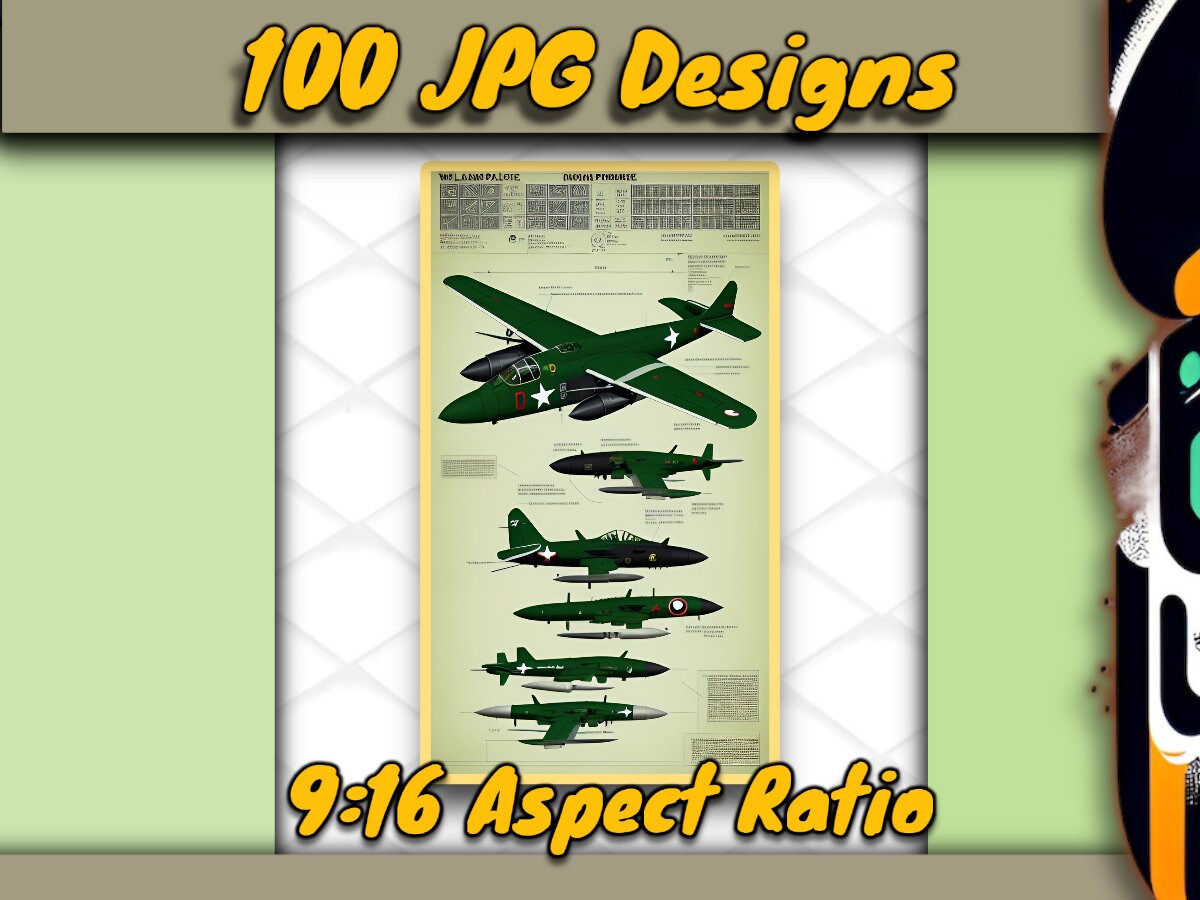 Jet Blueprint Pattern Airplane Map Schematic Aviation Art Diagram ...