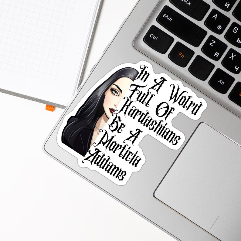 Be A Morticia Addams Sticker - Etsy