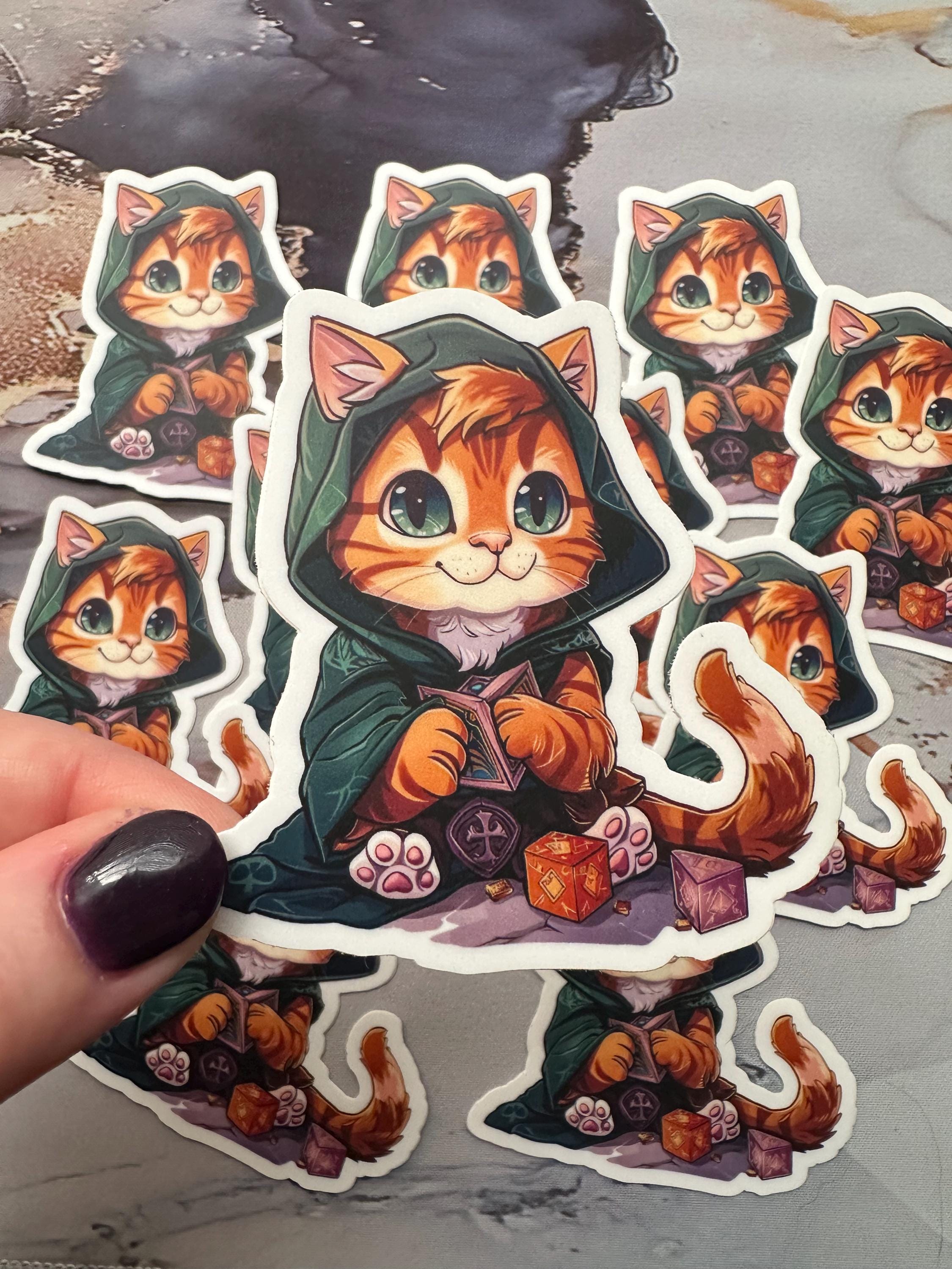040 Ranger Kitty Sticker (dungeon Kitty Collection) - Etsy