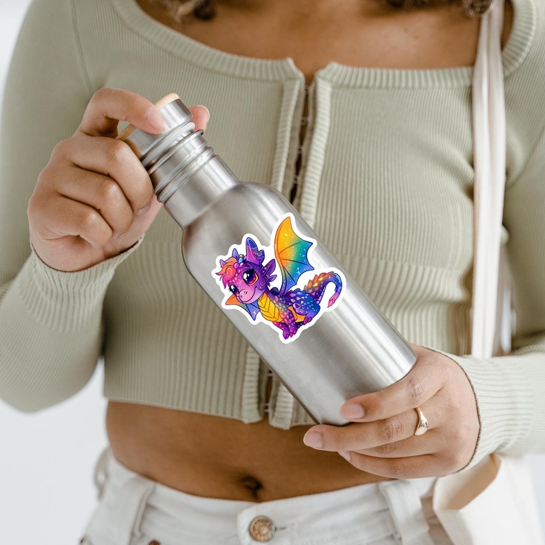 016 Crystal Rainbow Dragon Sticker - Etsy