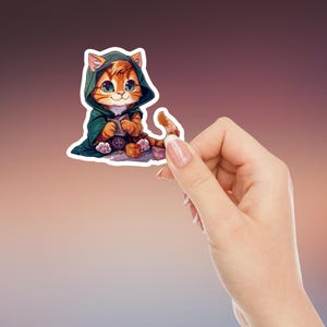040 Ranger Kitty Sticker (dungeon Kitty Collection) - Etsy
