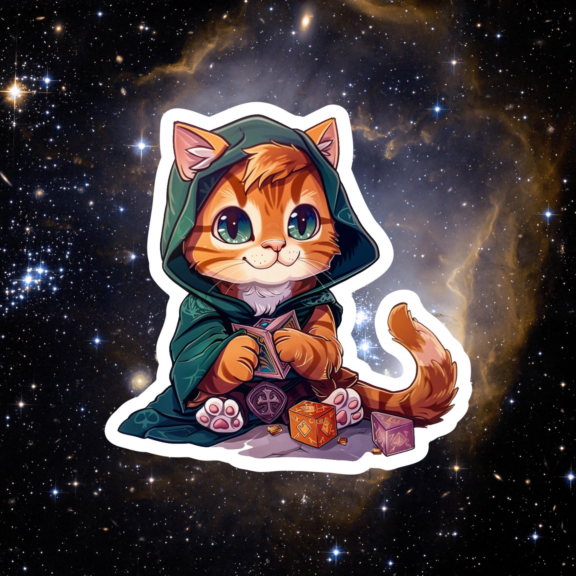 040 Ranger Kitty Sticker (dungeon Kitty Collection) - Etsy