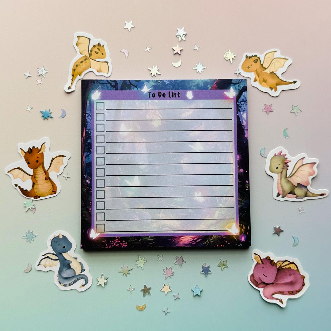 Mystic Forest Sticky Notes - Etsy