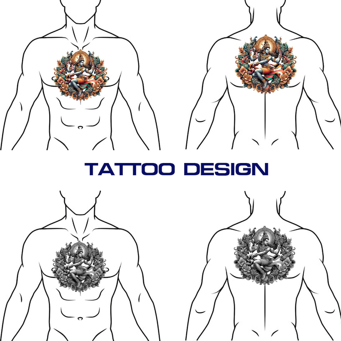 SHI2: Lord Shiva Dancing shiva Nataraja Design-high-quality-digital ...