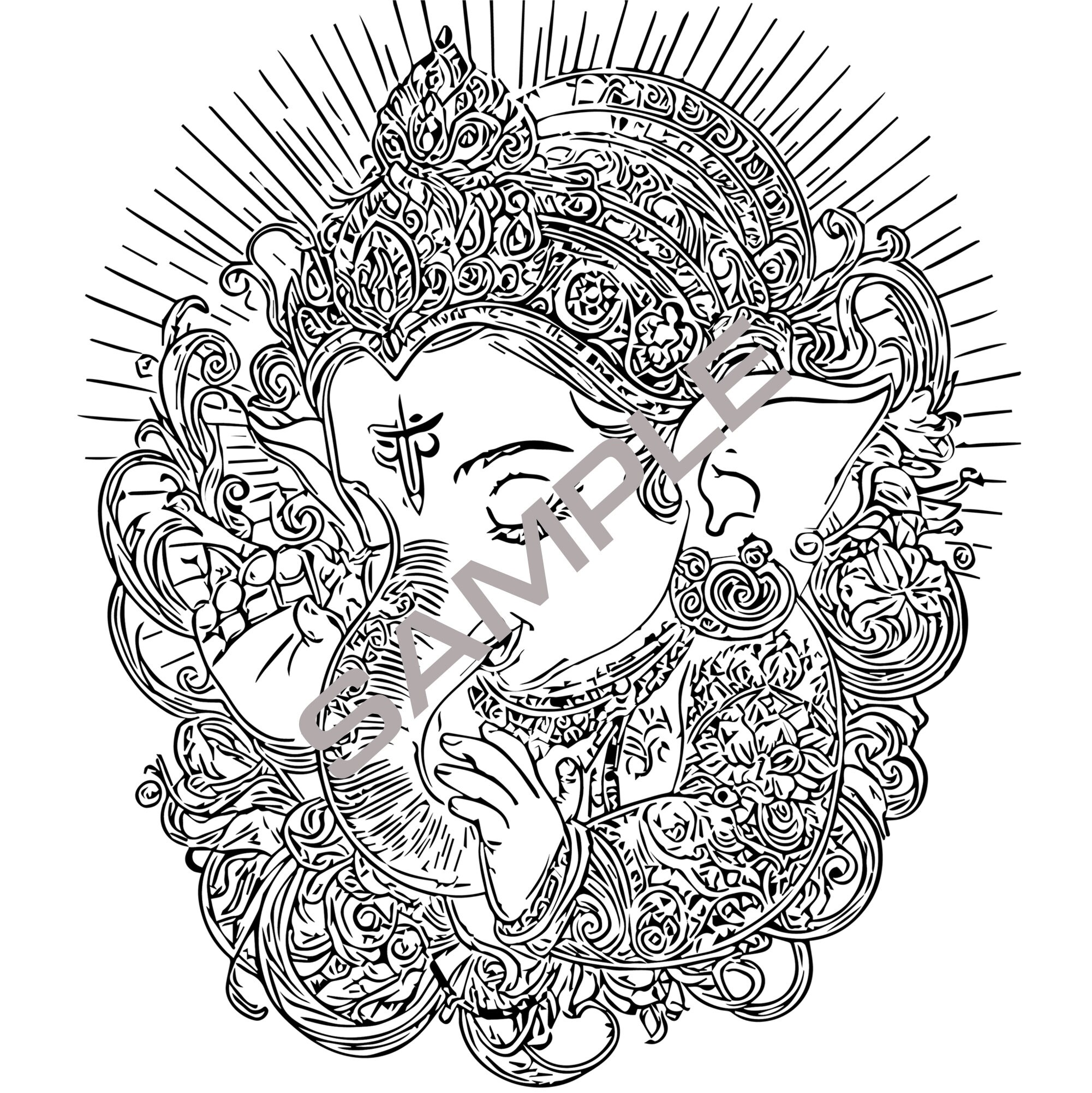 Elegant Lord Ganesha Design: Spiritual Artistry in Modern Aesthetics