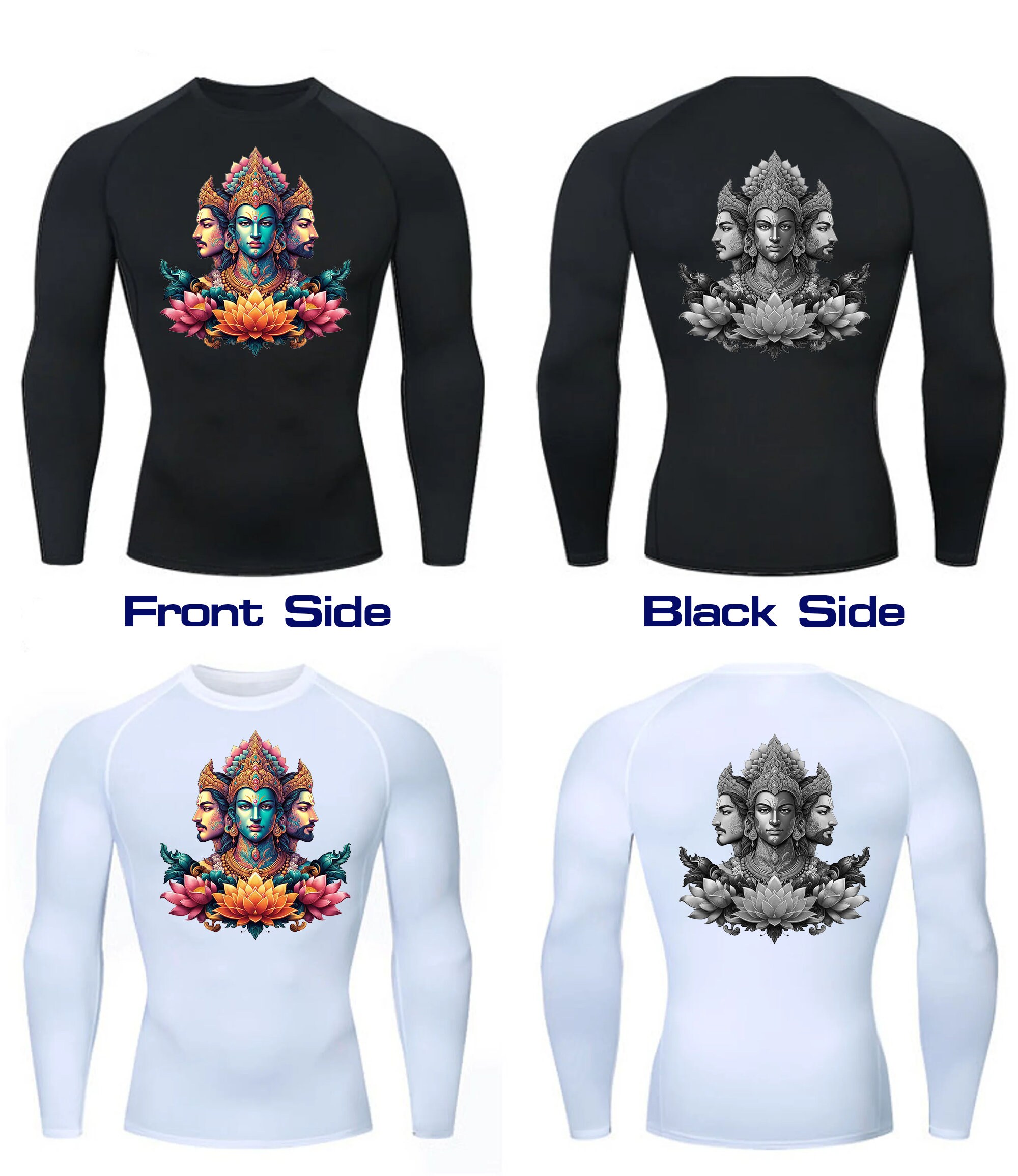 BRA1: Lord Brahma Design-high-quality-digital File Print on Demand and ...