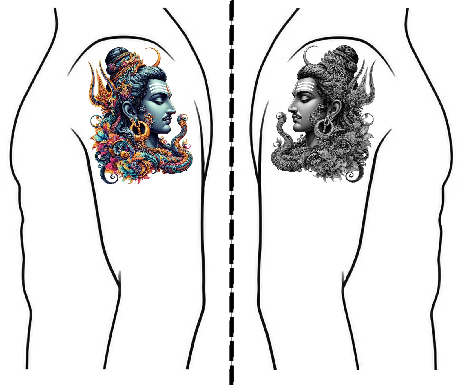 SHI20: Lord Shiva Design-high-quality-digital File Print on Demand and ...