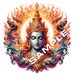 VIS25: Lord Vishnu Design-high-quality-digital File Print on Demand and ...