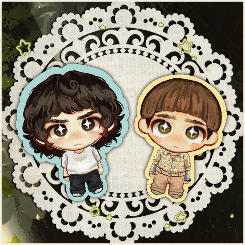 Byler Cleradin Miwi Sticker Set - Etsy