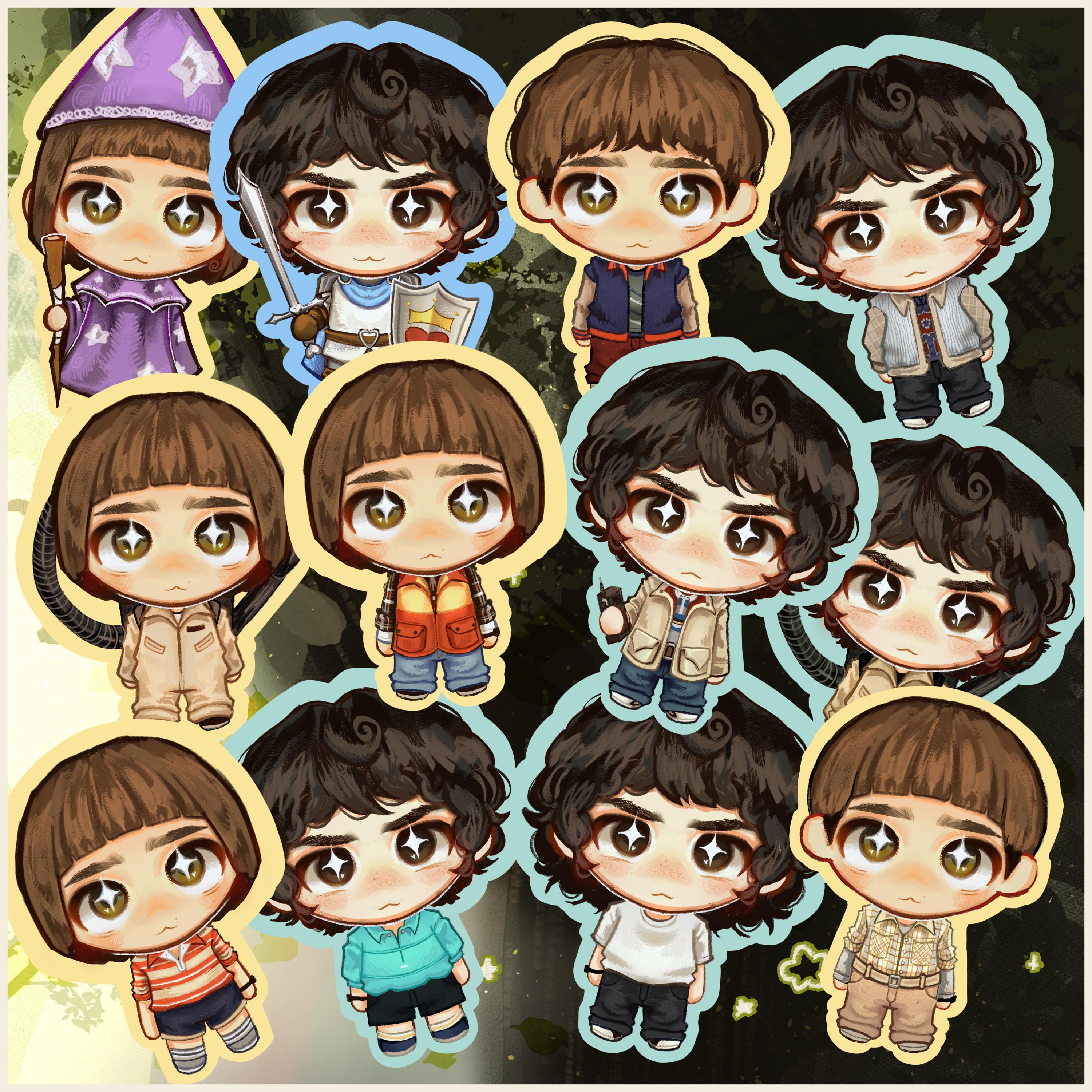 Byler Cleradin Miwi Sticker Set - Etsy