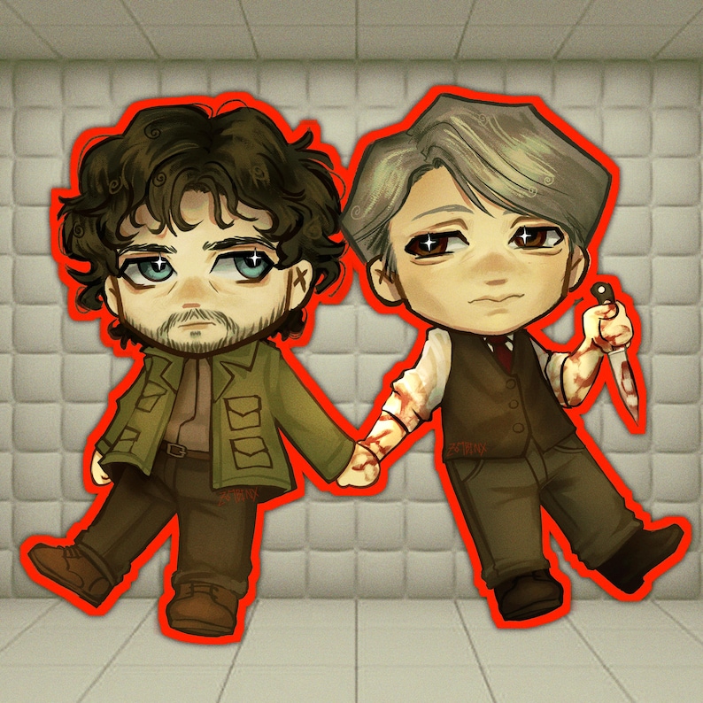 NBC Hannibal Murder Husbands Sticker - Etsy