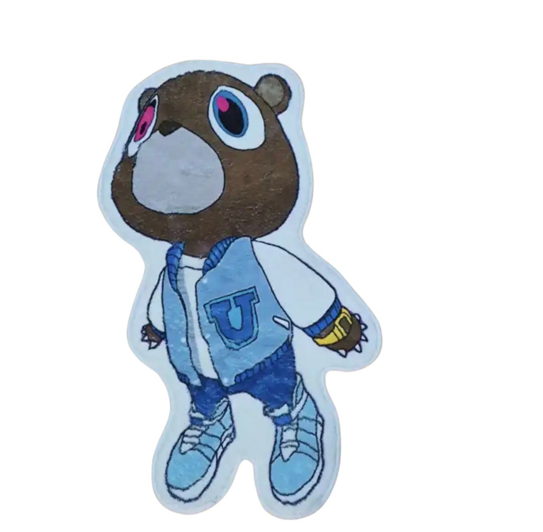 Kanye West Graduation Bear Custom Inspired Digital Printed Rug ...