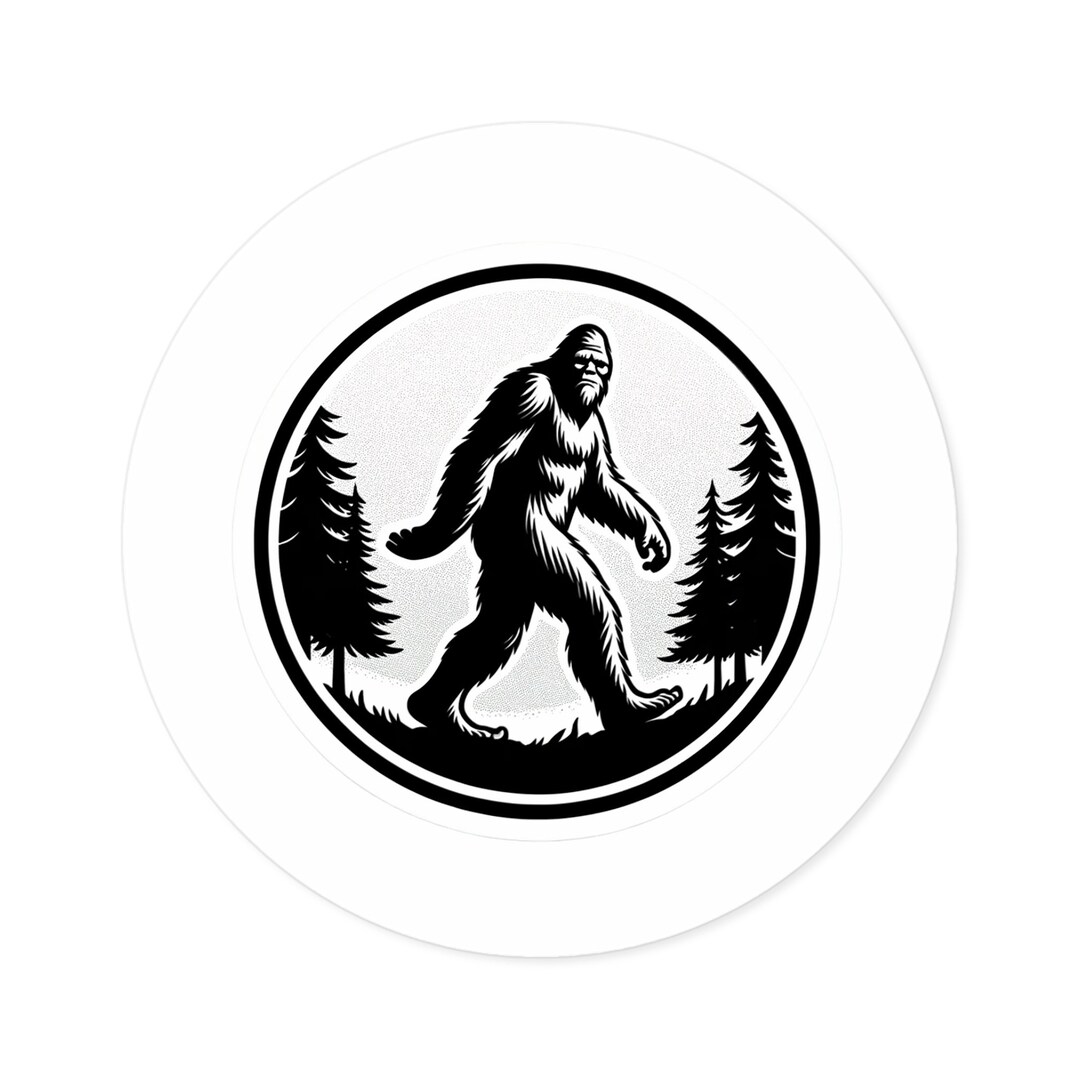 Bigfoot Windshield Decal Casing Car Big Foot Sticker Sasquatch - Etsy