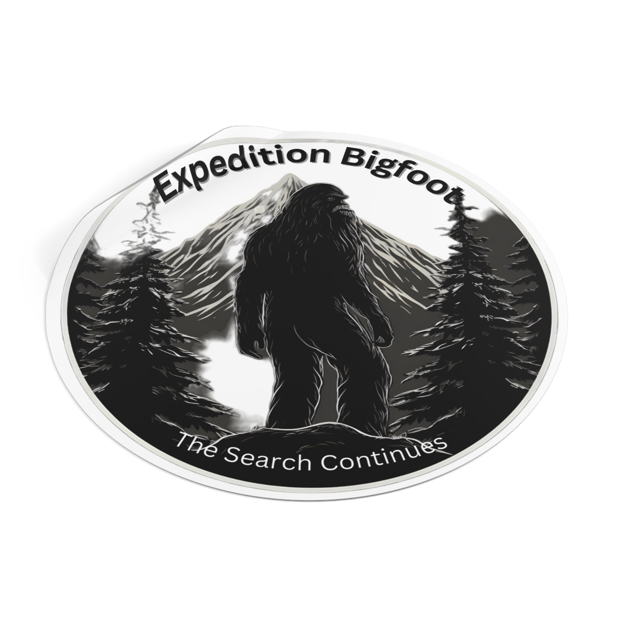 Bigfoot Sticker Decal Yeti Sticker - Etsy