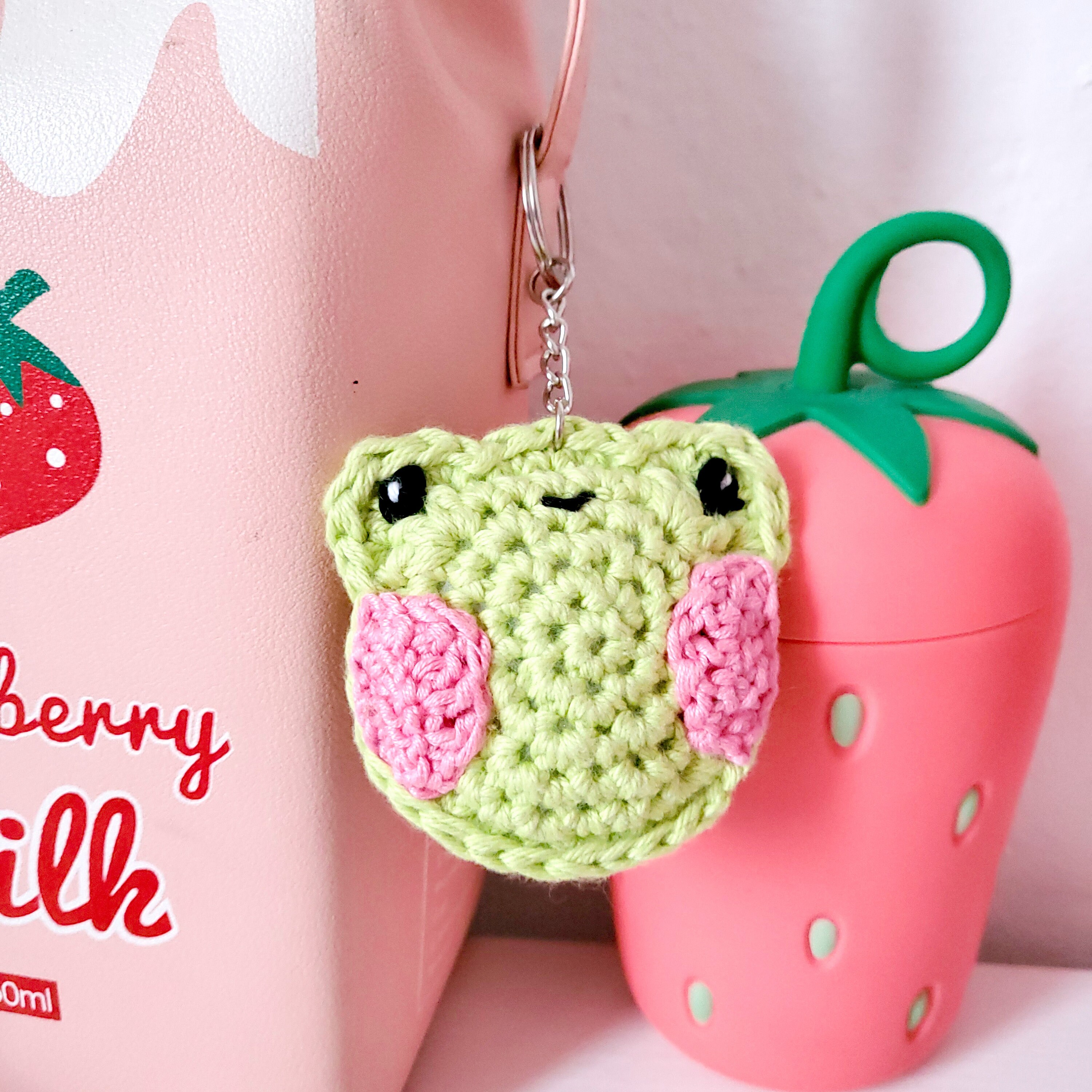 Cute Animal Key Rings, Small Animal Soft Toys, Crochet Key Decoration ...