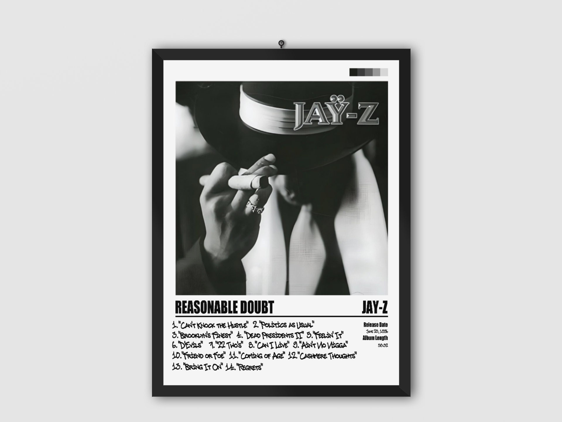 Jay Z Reasonable Doubt Album Cover