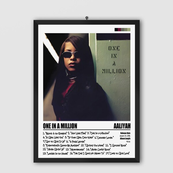 Aaliyah Poster Wall Art - Etsy