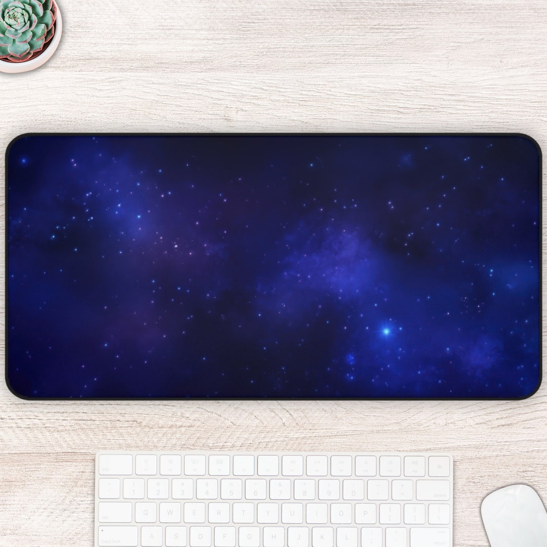 Lofi Stardust Desk Mat Gaming Desk Mat, Gift for Space Lovers, Cute ...