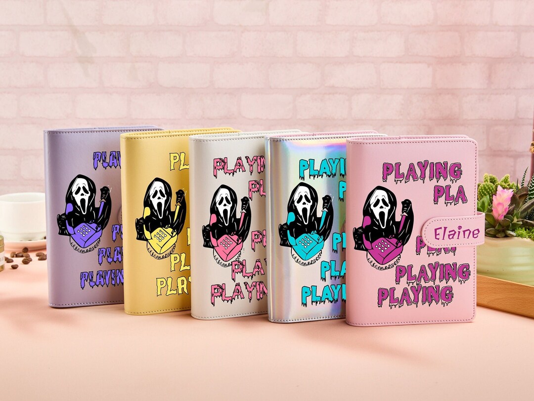 Scream Face Inspired Budget Binderghost Face Binder Scream - Etsy