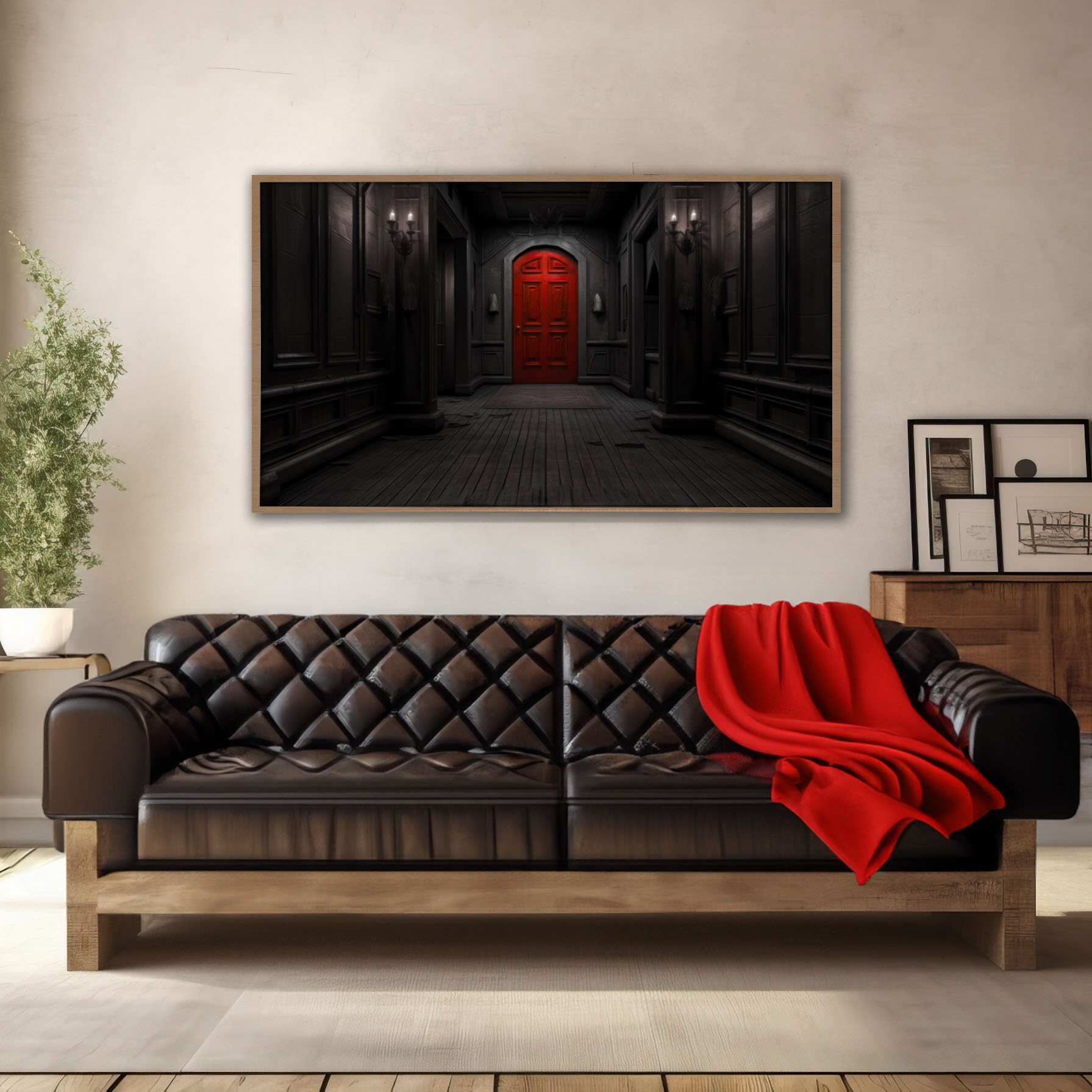 Gothic Horror Frame TV Art | Hill House Red Door Design | Samsung ...
