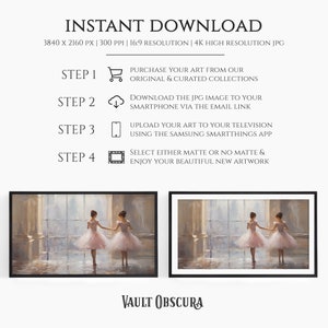 Vintage Ballet Frame TV Art | Degas Style Artwork | High-resolution ...