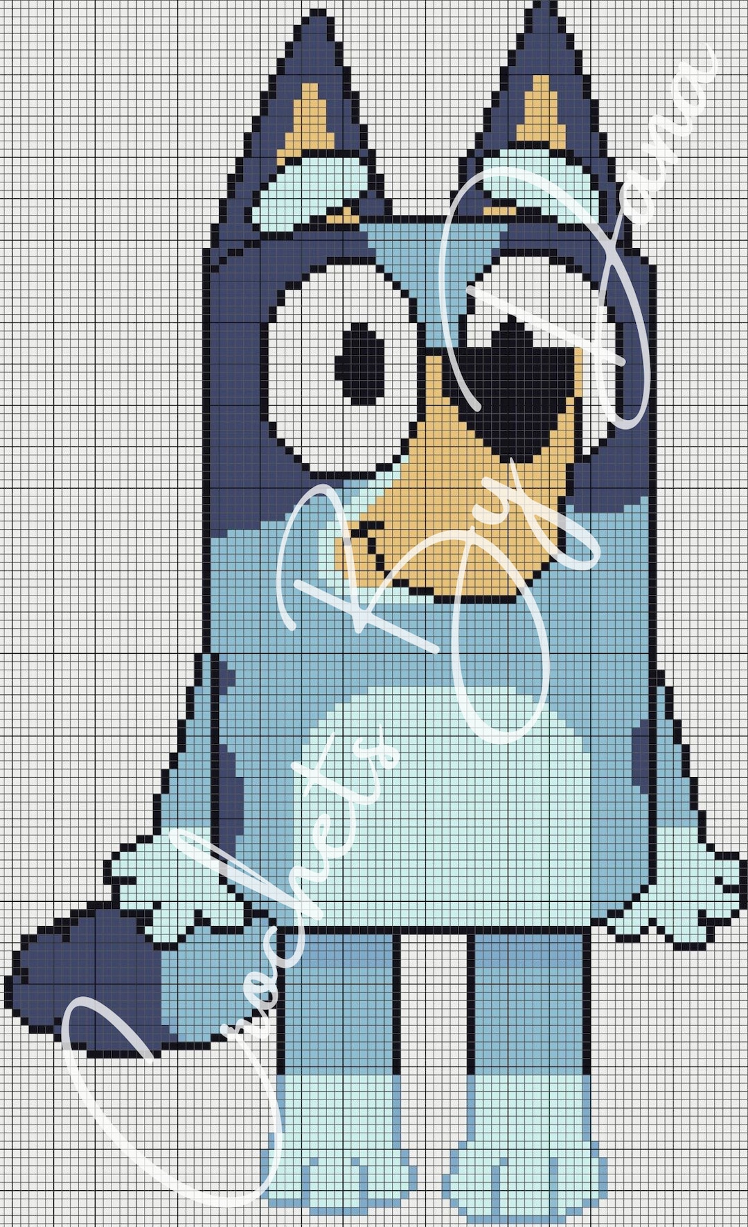 Bluey HDC Crochet Pattern - Etsy