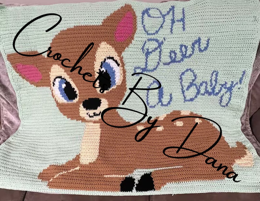 Baby Deer Graphgan Crochet Pattern - Etsy