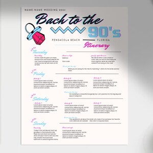 Bach to the 90s Template Set - Etsy