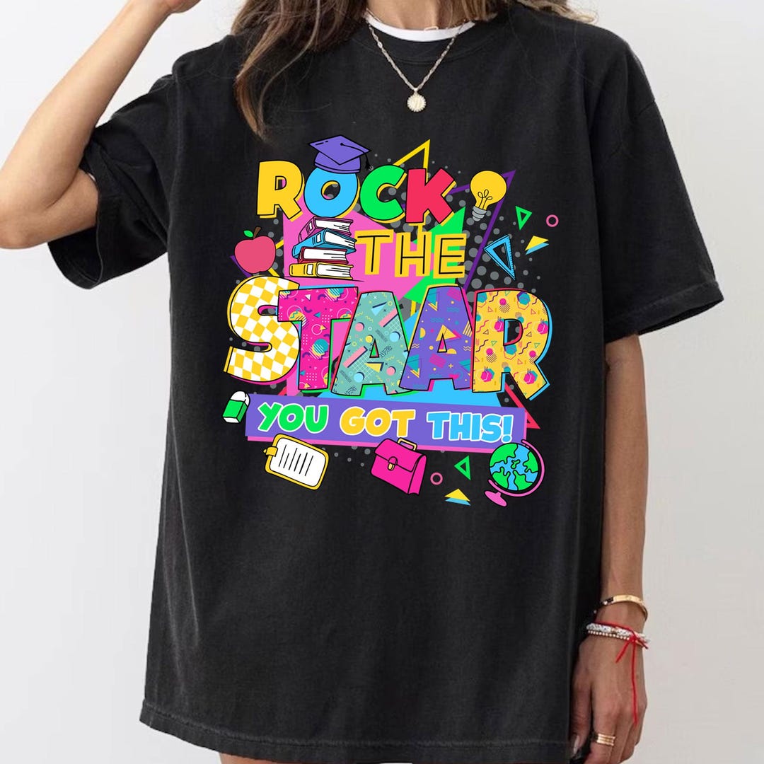 Rock the Staar You Got This Test Day PNG, Rock the Test Png, Test Day ...