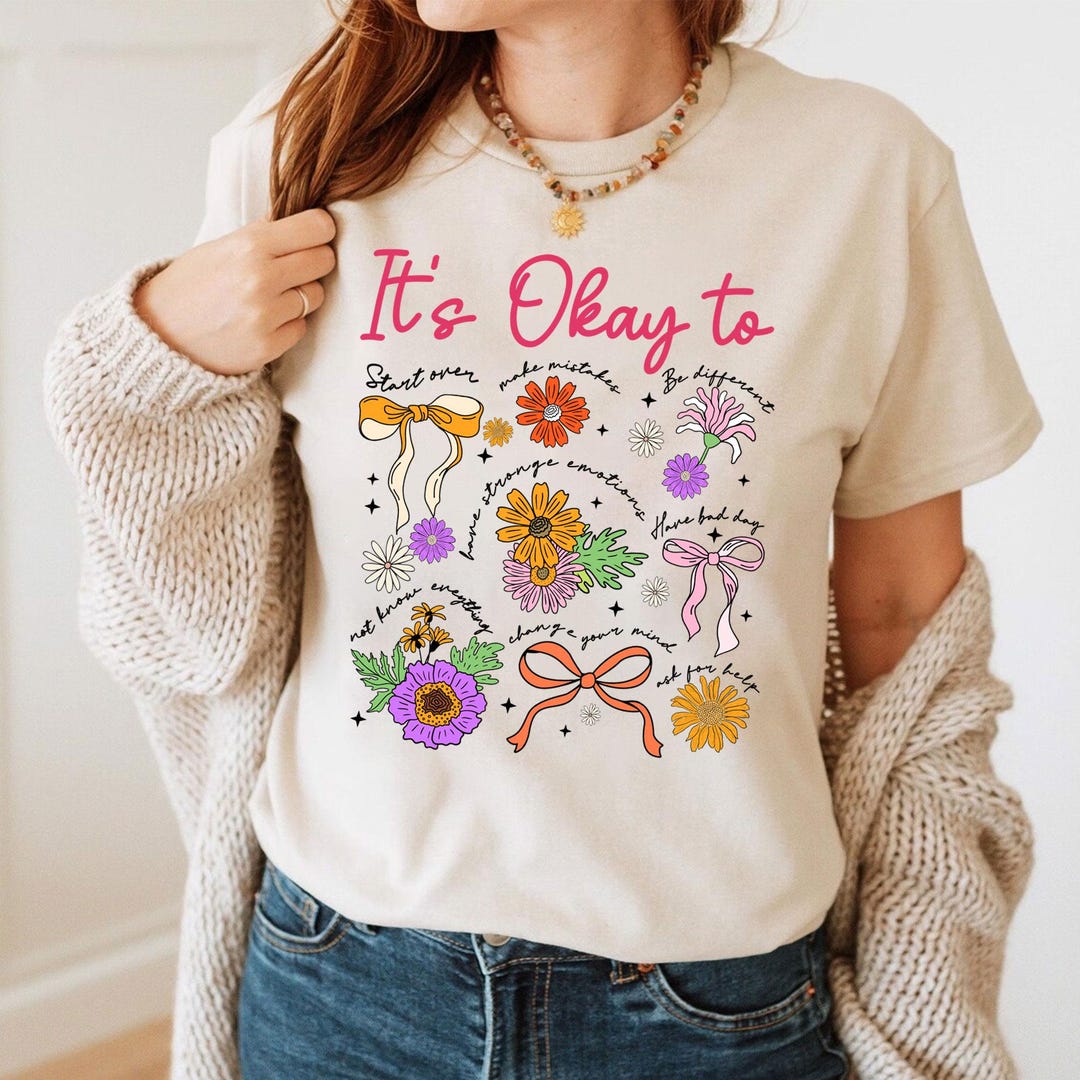 It's Okay to Boho Floral Png, Flowers Png, Motivational Png ...