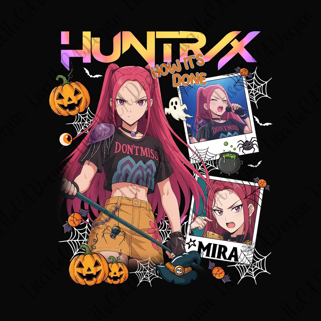 Kpop Demon Hunters Huntrix Mira Halloween PNG, Kpop Huntrix PNG, Demon ...