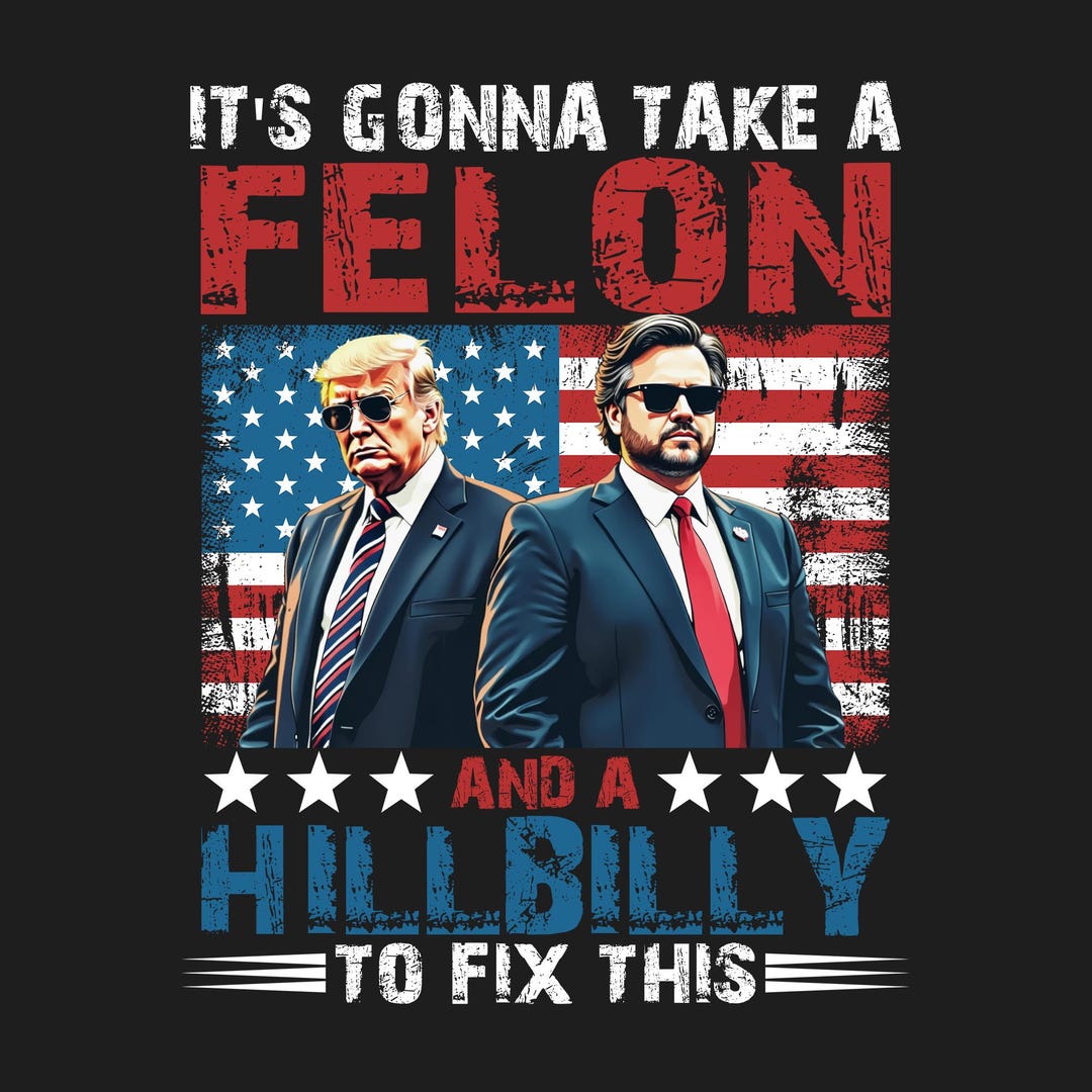 Vintage We Did It Outlaw and the Hillbilly 2024 Patriotic SVG-EPS-PNG ...