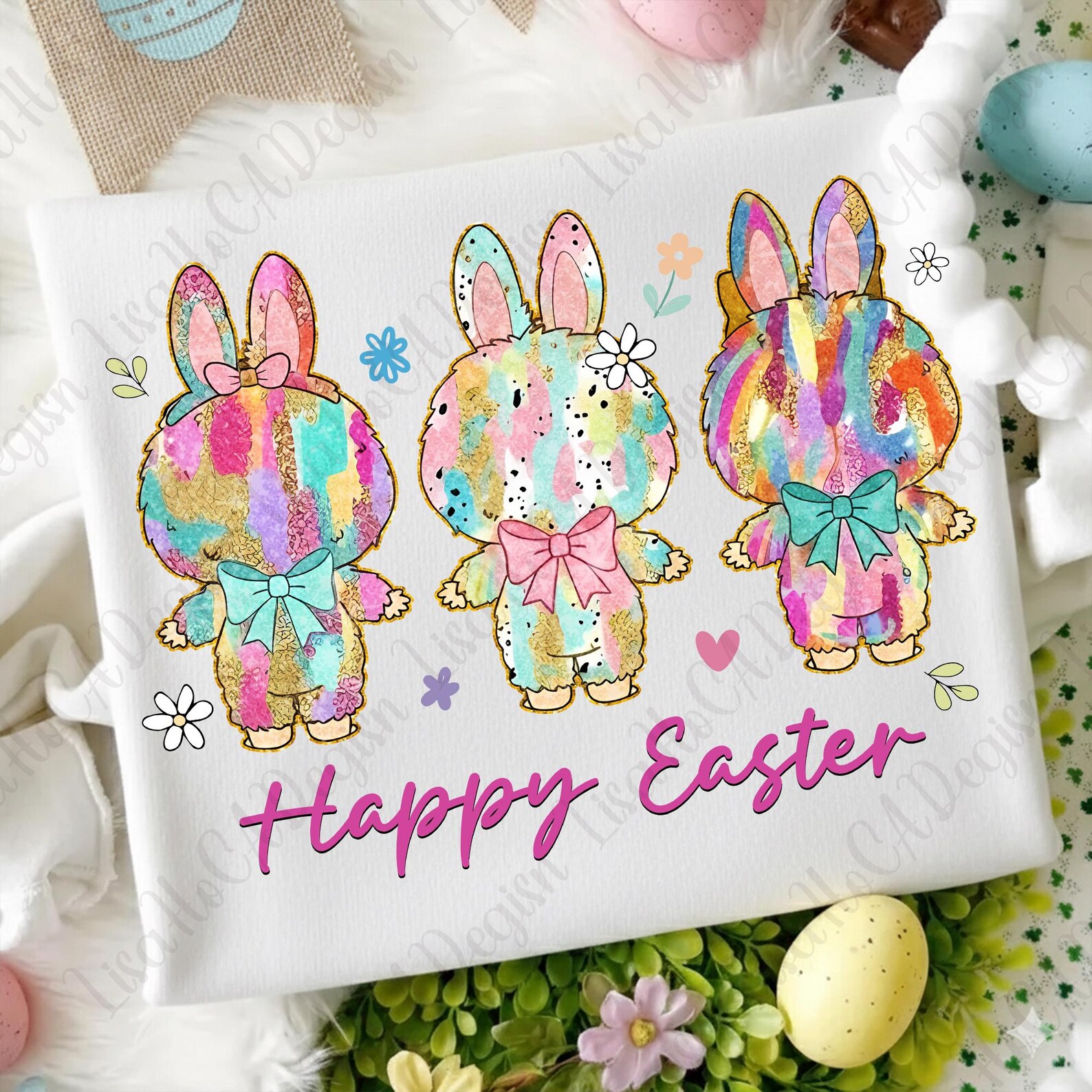 Happy Easter Monster PNG, Kawaii Bunny Character Design, Pastel Spring ...