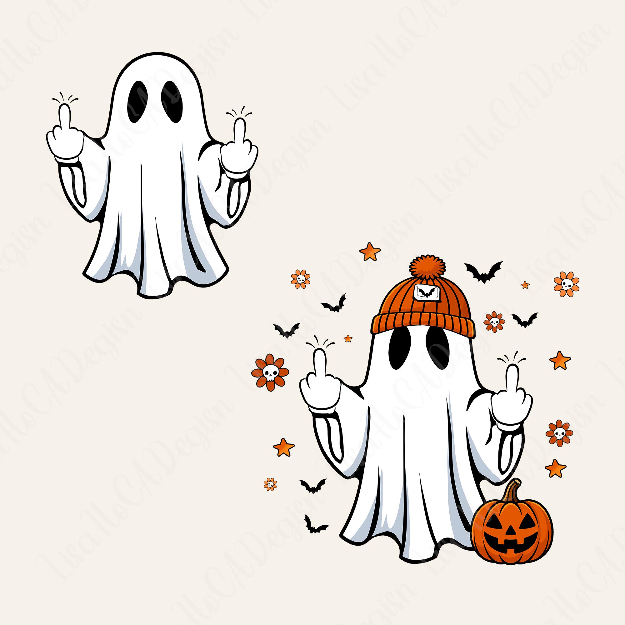 Ghost Middle Finger Png, Funny Ghost Png, Middle Finger Ghost Png ...