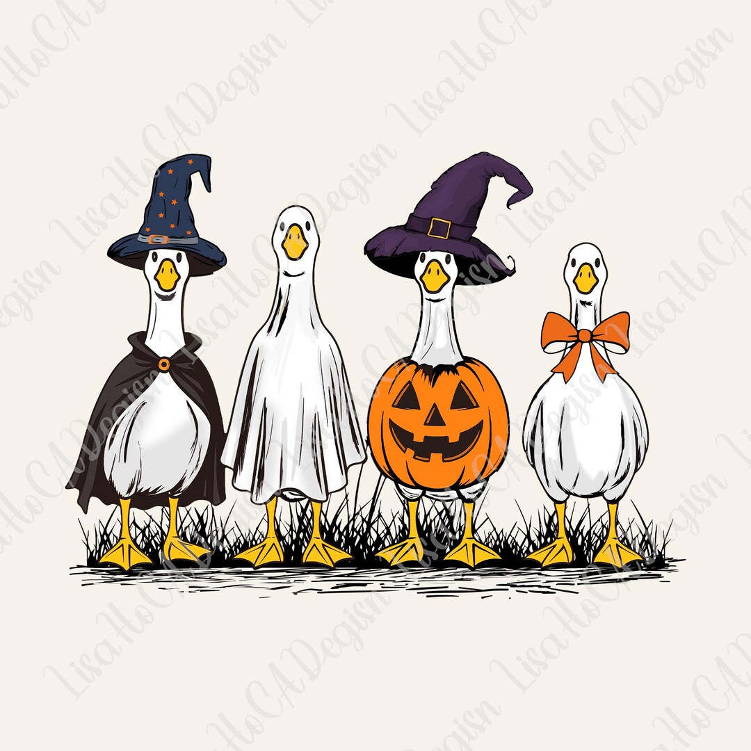 Spooky Goose Halloween Png, Just a Spooky Goose Png, Funny Goose ...