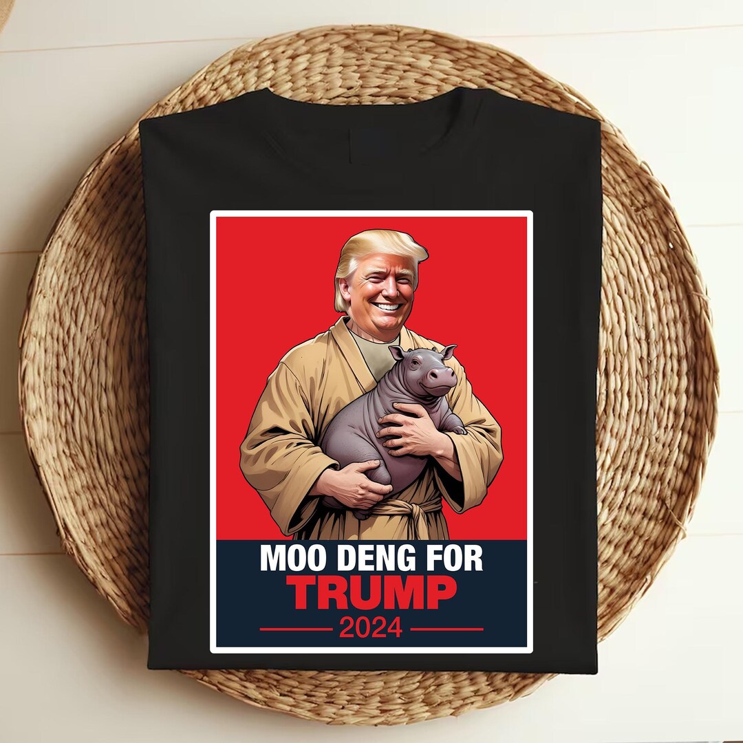 Moo Deng for Trump 2024 Png, Trump Png, Trump Presidential Png, Trump ...