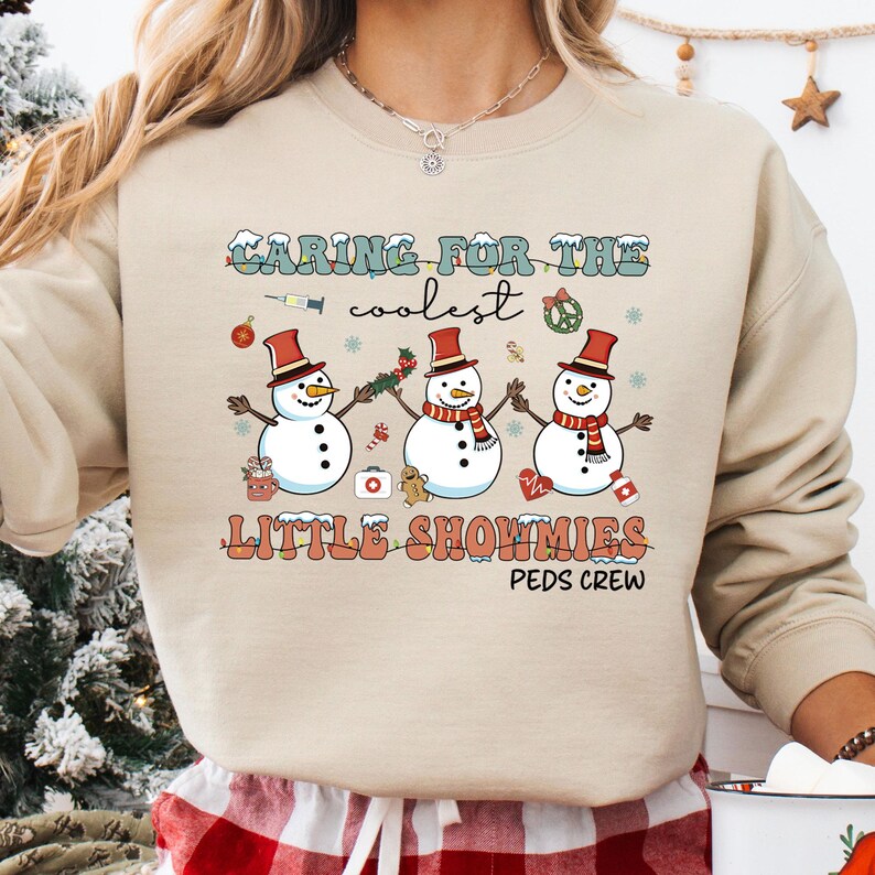 Pediatric Nurse Christmas Png, Caring for the Cutest Little Snowies Png ...