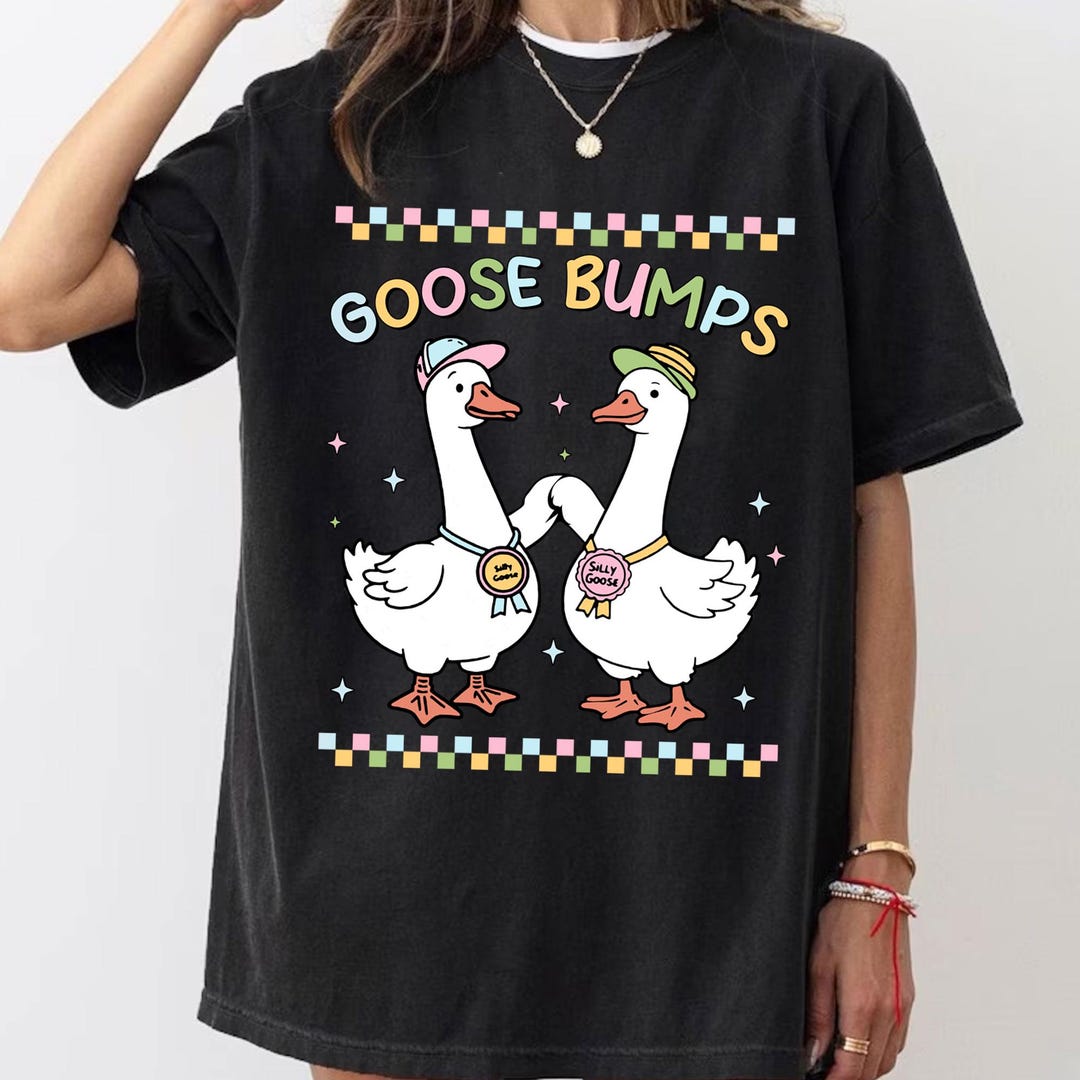 Silly Goose Bump Png, Preppy Girly Png, Funny Mama Png, Checkered Goose ...