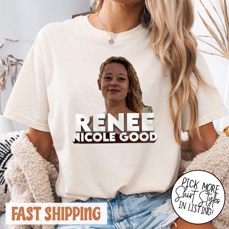 RENEE NICOLE GOOD Shirt, Justice for Renee, No Ice Shirt, Anti Ice Tee ...