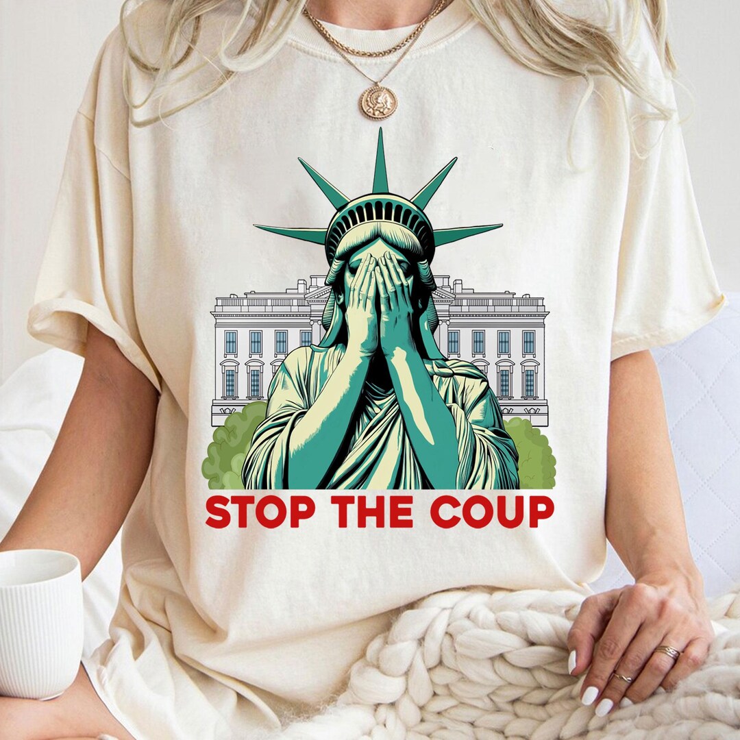 Stop the Coup Anti Trump Png, Statue of Liberty Holding Resist Yard ...