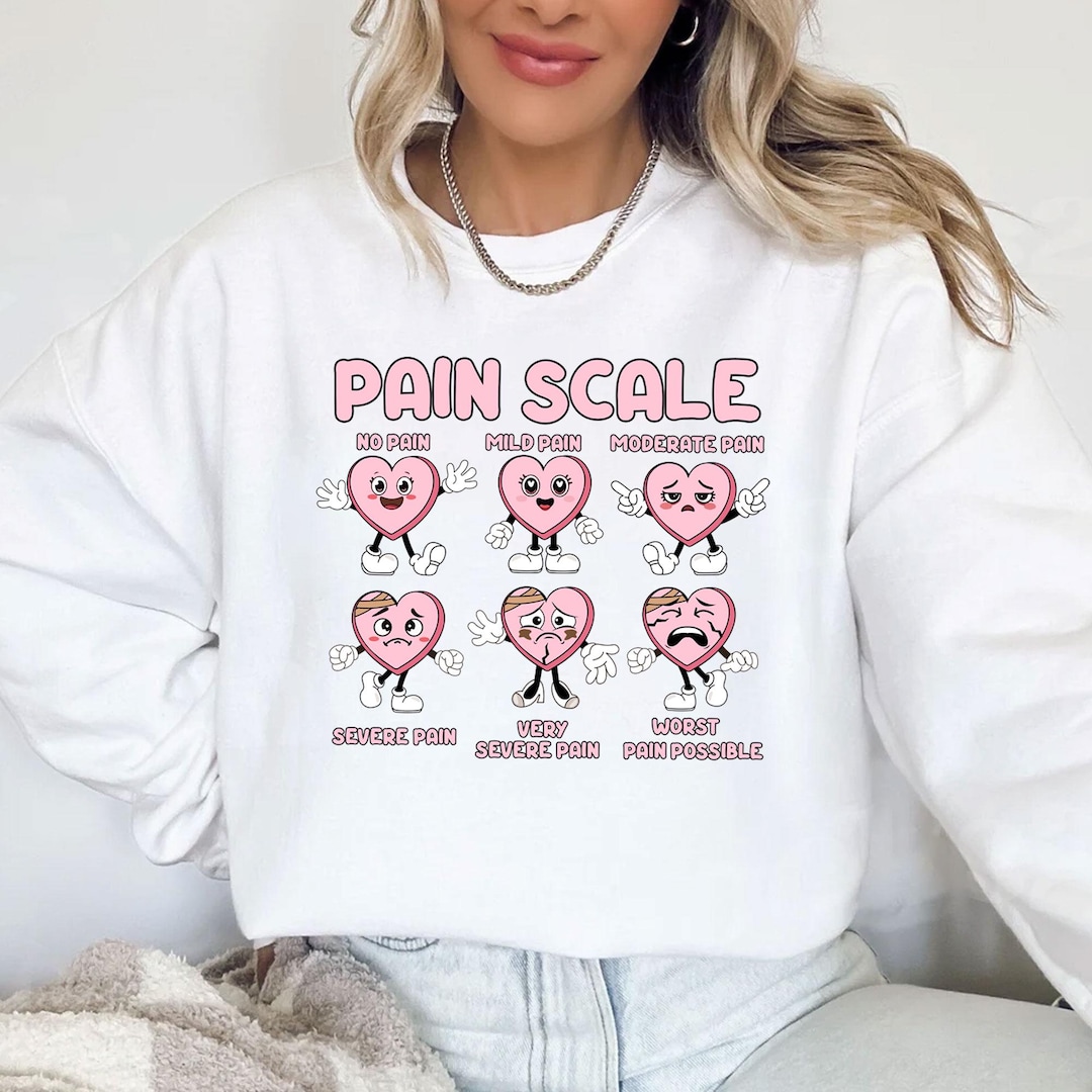 Funny Pain Scale Png, Valentine Nurse Png, Medical Holiday Png ...