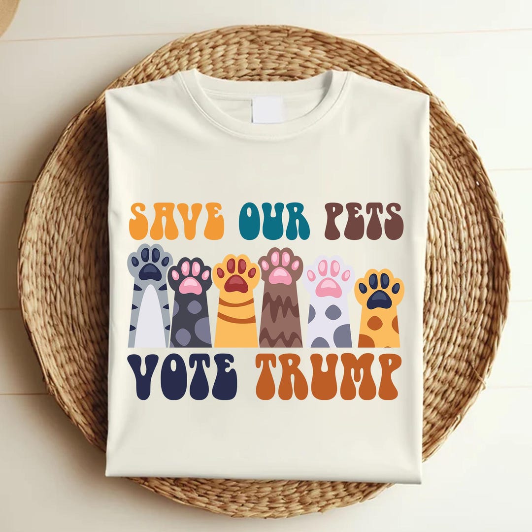 Save Our Pets Vote Trump PNG, Cats and Dogs 2024 Debate Make Pets Safe ...
