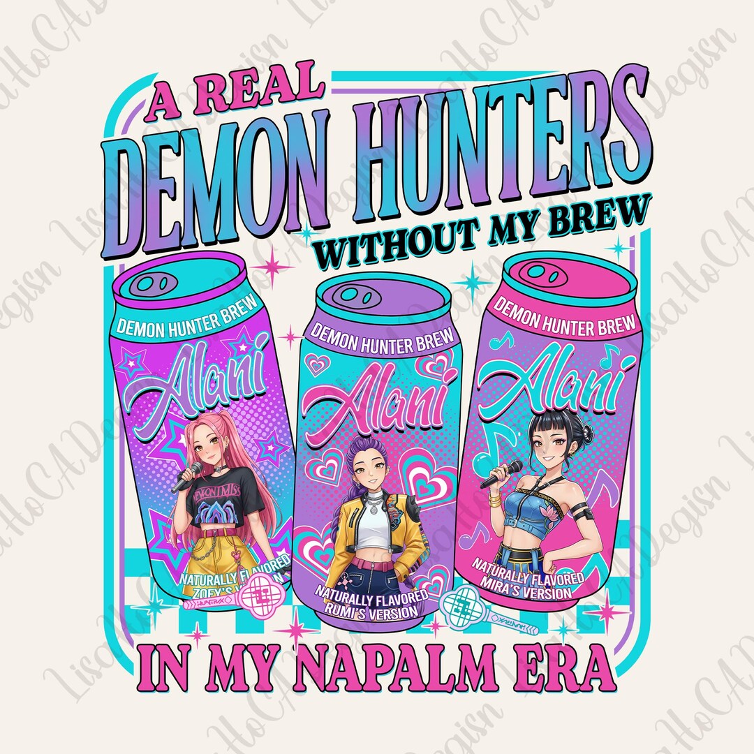 Cazadores de demonios de Kpop: Huntrix en mi era de napalm (PNG ...