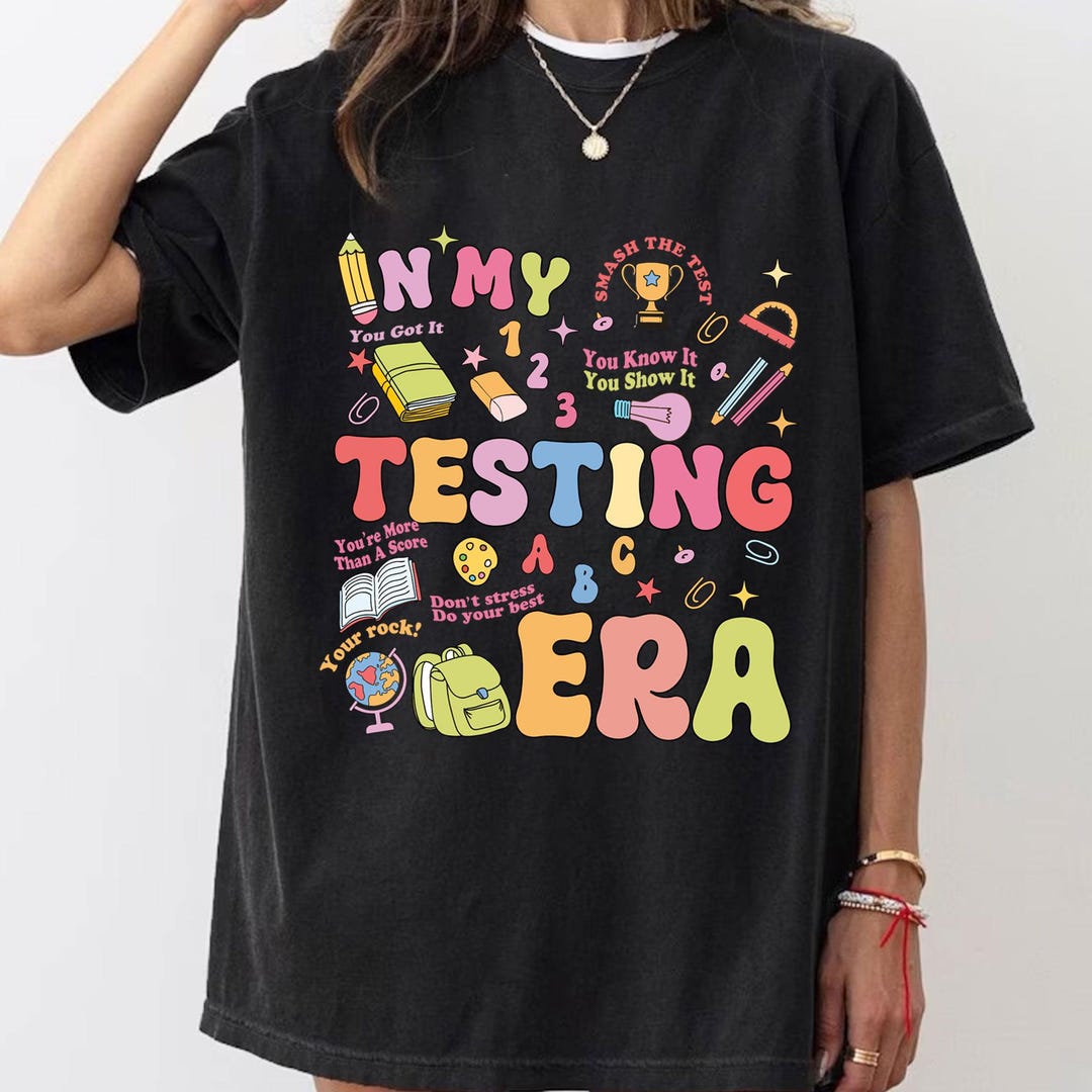 In My Testing Era Test Day PL Png, Test Day Png, Teacher Png, Rock the ...