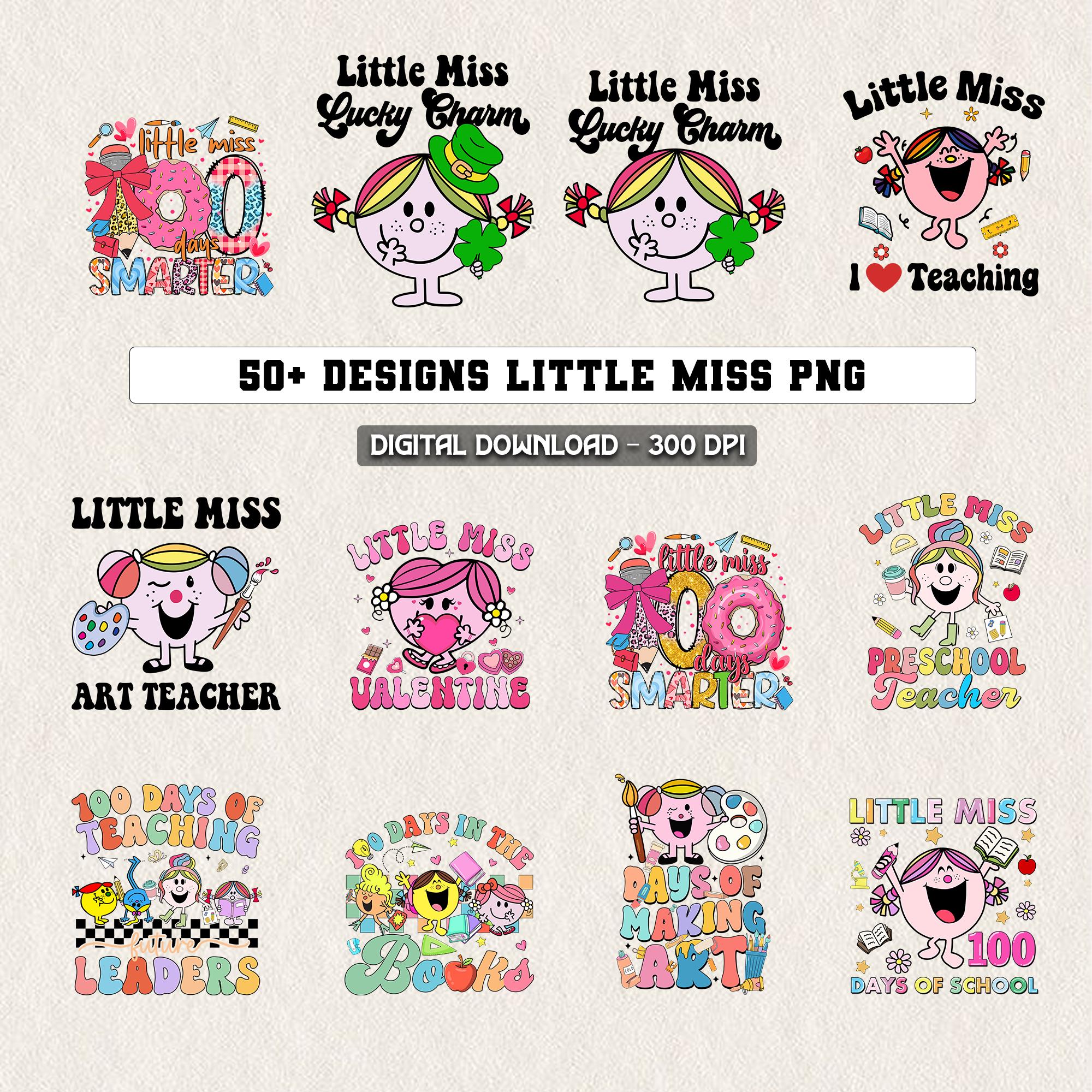50++ Little Miss Png Bundle, Cartoon Png Bundle, Little Miss Princess ...