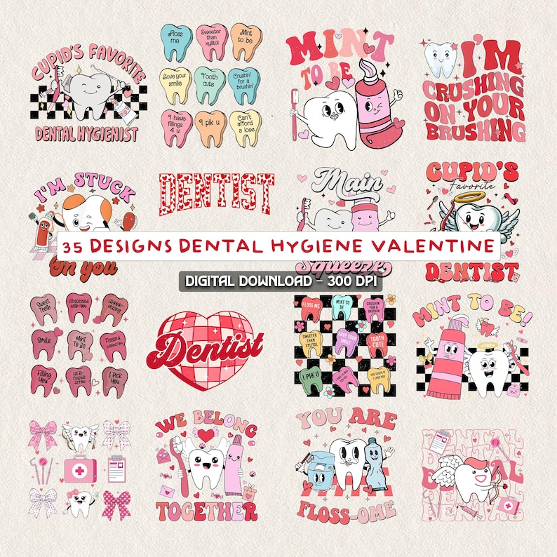 20+ Designs Dental Valentine Png, Valentine's Day Dental Love Png ...