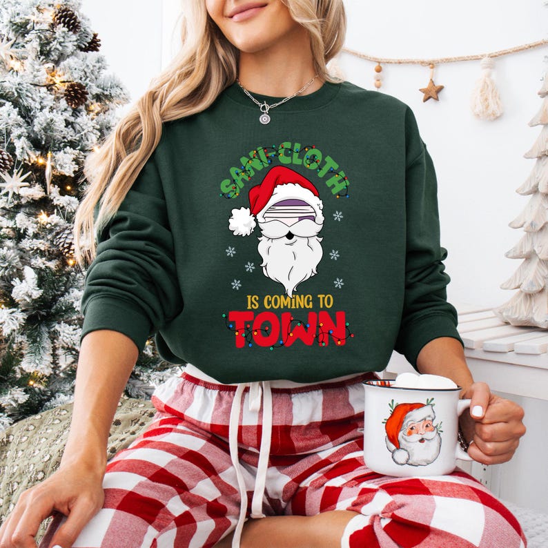 Sani-cloth is Coming to Town Png, Nurse Christmas Png, Santa Claus ...