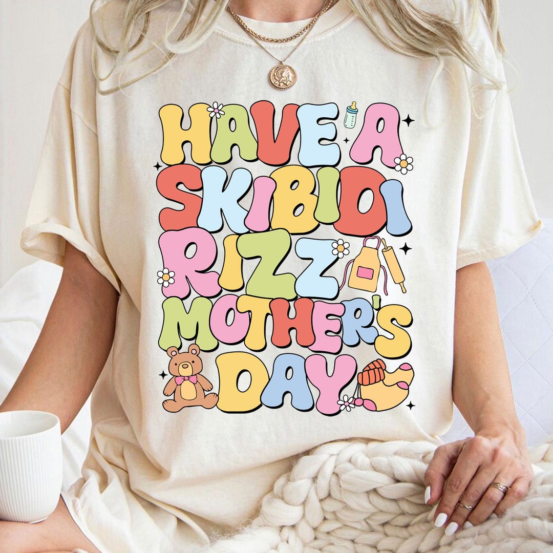 Skibidi Rizz Mother's Day Png, Retro Mom Mother's Day Png, Vintage ...