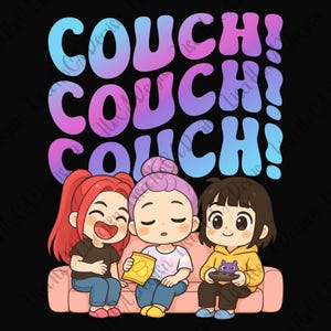 Kpop Demon Hunters Couch Png - Etsy